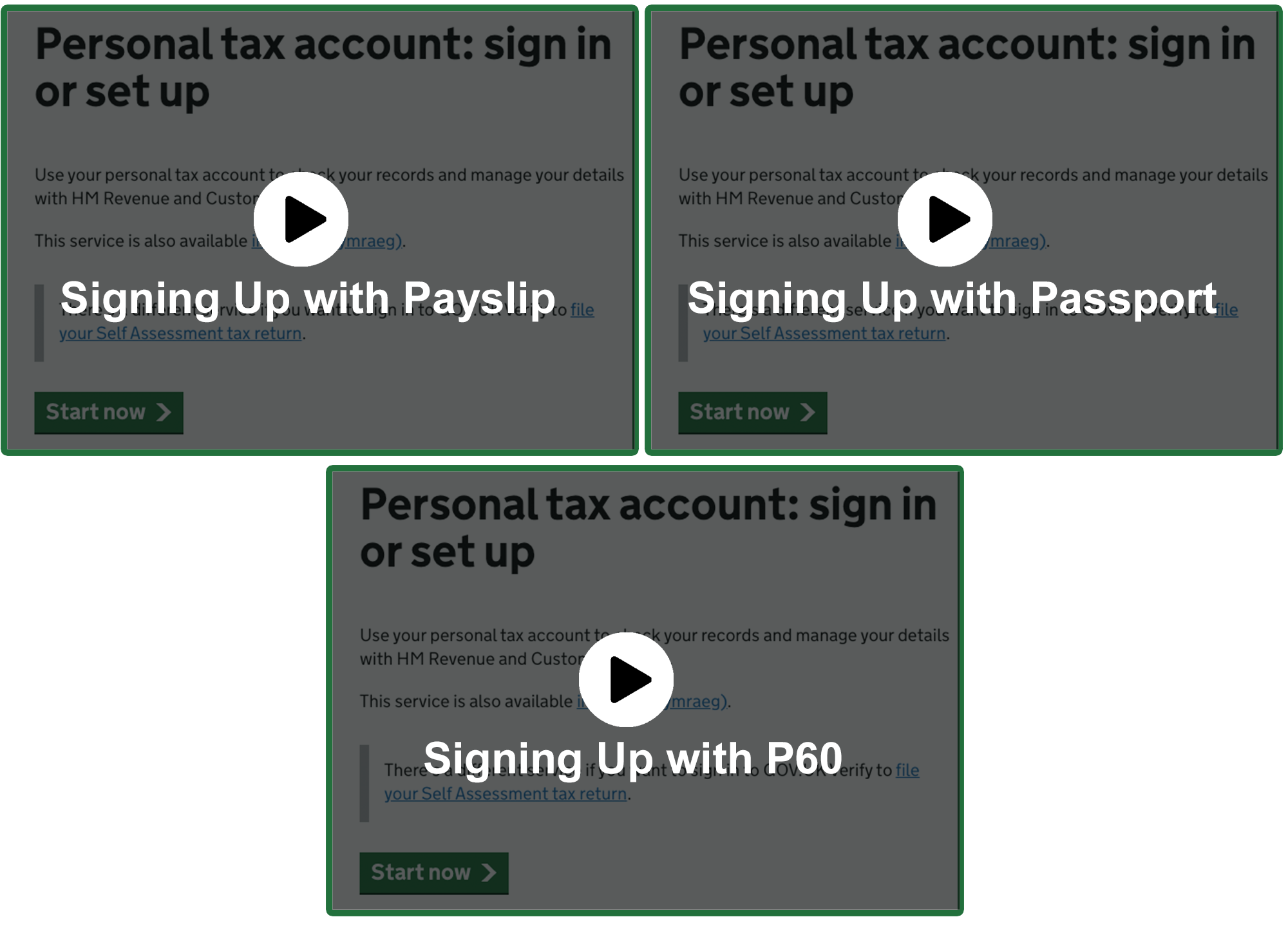 Personal Tax Account